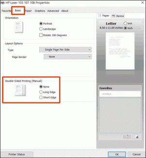 How to do duplexing (double sided printing) on HP printers